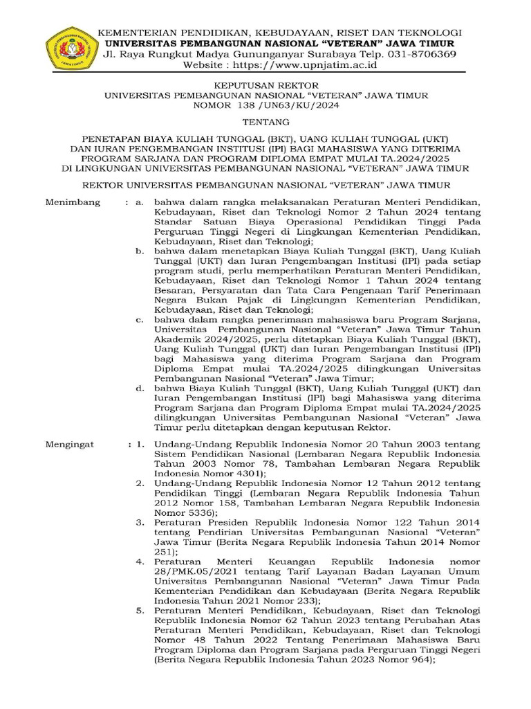 KEPTOR-BKT-UKT-S-1-PROGRAM-SARJANA-TA.2023-2024 | PDF