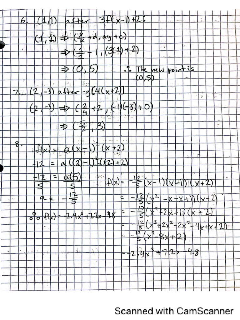 Module 5 Mhf4u Assessment | PDF