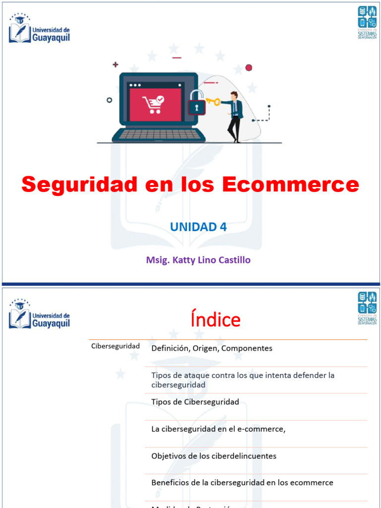 UNIDAD 4 - Seguridades en Un Ecommerce | PDF | Seguridad | La seguridad informática