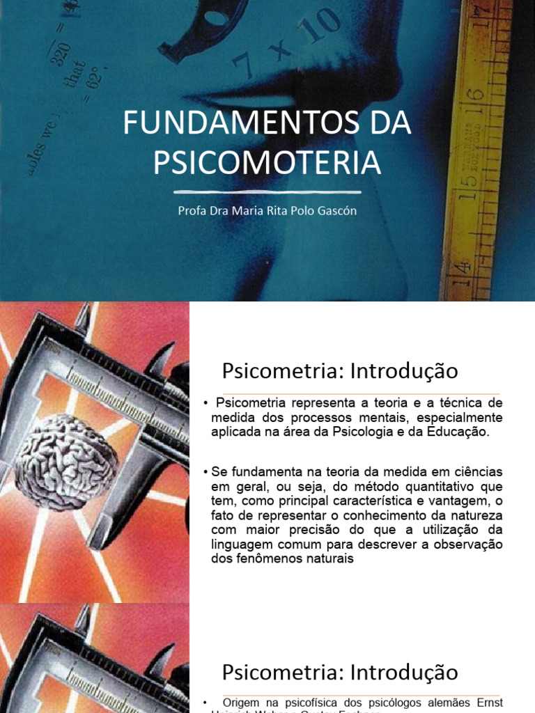 Fundamentos Da Psicometria | PDF | Psicometria | Psicologia