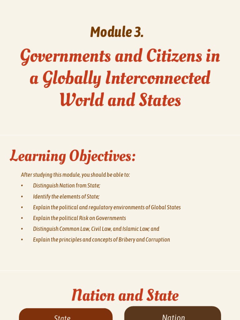 Module 3 and 4. Contemporary World | PDF | Exports | Globalization