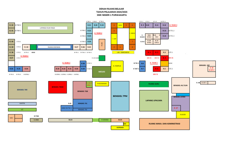 Denah TP 2024 - 2025 | PDF