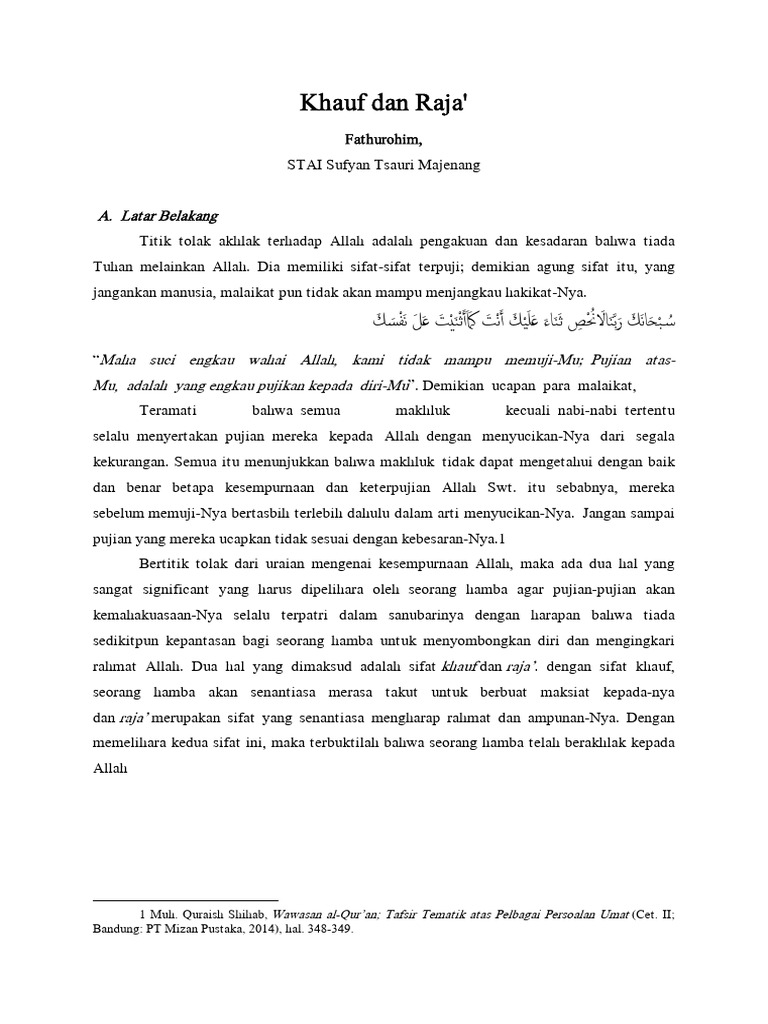 Khauf Dan Raja | PDF