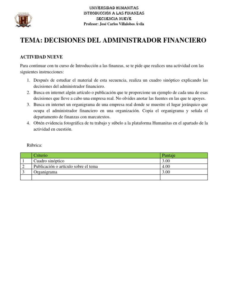 Actividad 9 | PDF
