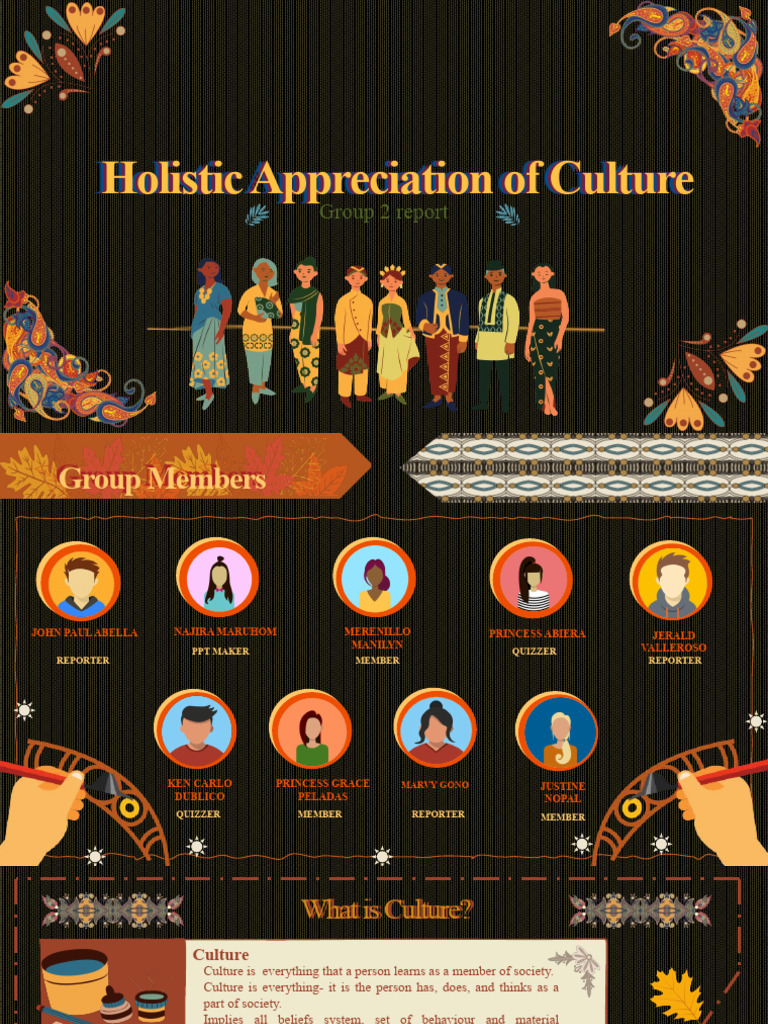 Holistic Culture Appreciation Overview | PDF | Human | Natural Environment