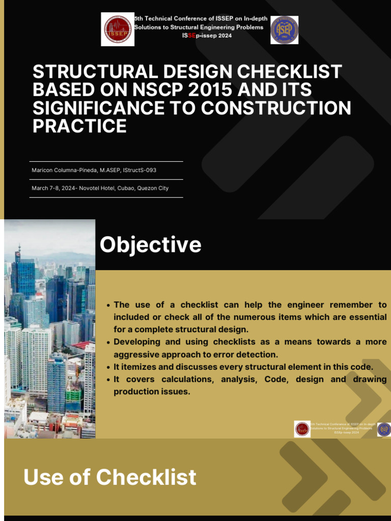 2024_TopicNo.8[ISSEP-issep2024]_Structural Design Guidelines Based on NSCP 2015 and their ...