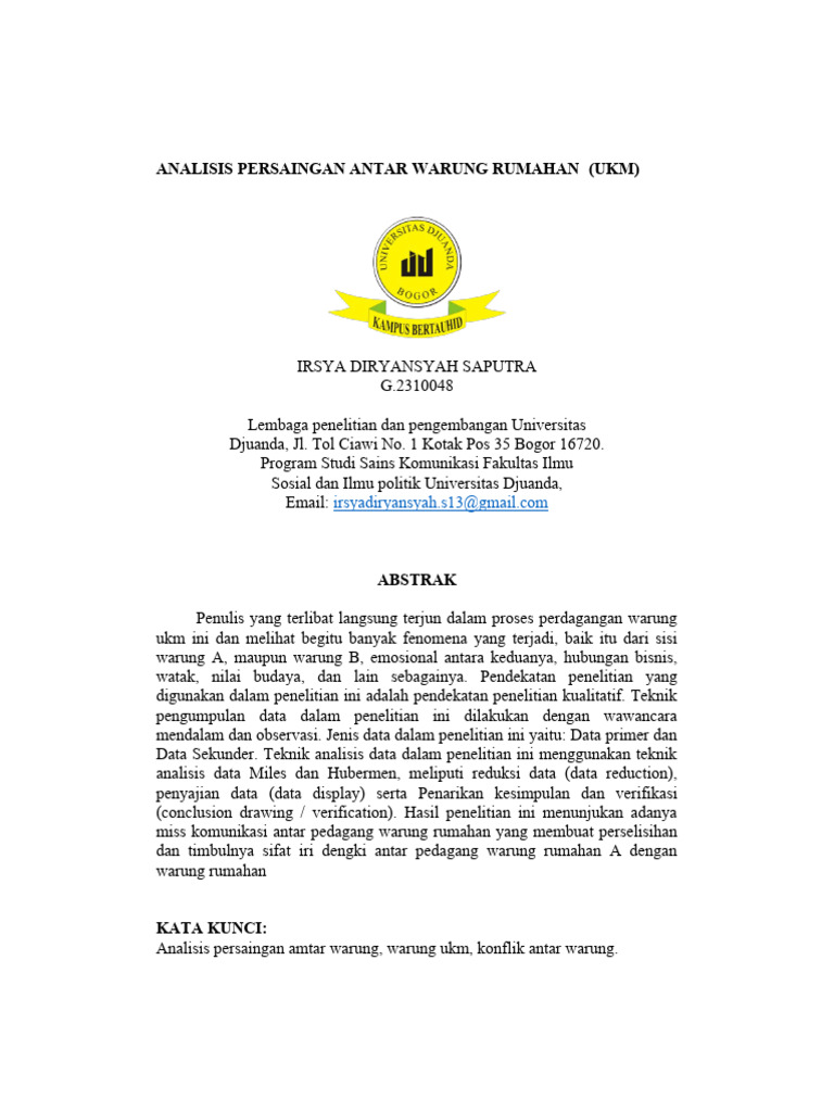 Tugas Antropologi Irsya Diryansyah Saputra g.2310048 Sains Komunikasi ...