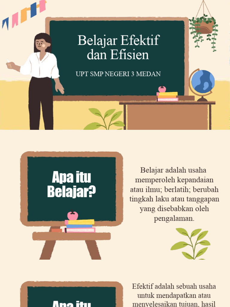 Belajar Efektif Dan Efisien: Upt SMP Negeri 3 Medan | PDF | Karier ...