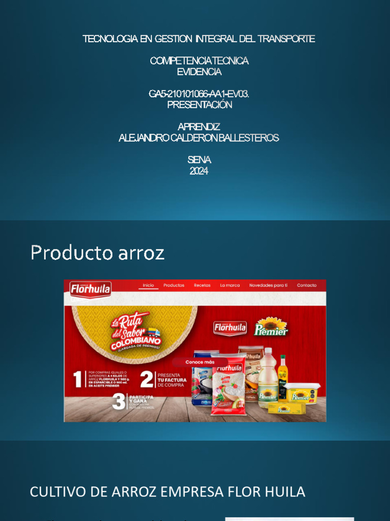 Evidencia GA5-210101066-AA1-EV03. Presentación | PDF