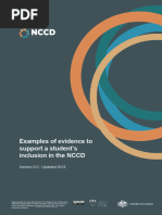 NCCD Evidence Management Guide | PDF | Cognition | Cognitive Science