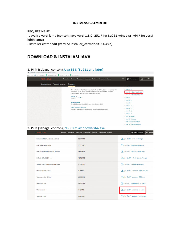 INSTALASI CATMDEDITv2 | PDF