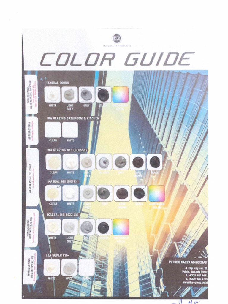 Color Guide Ikaseal Sign | PDF