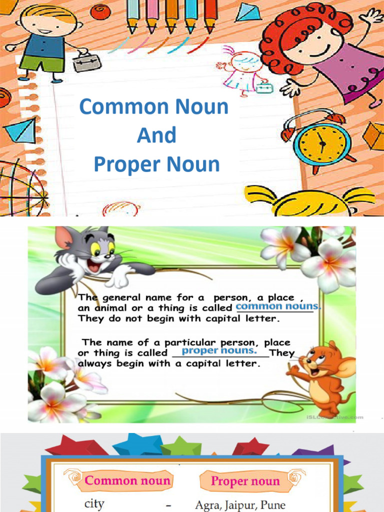 Grammar - CH - 3 Common Noun and Proper Noun | PDF