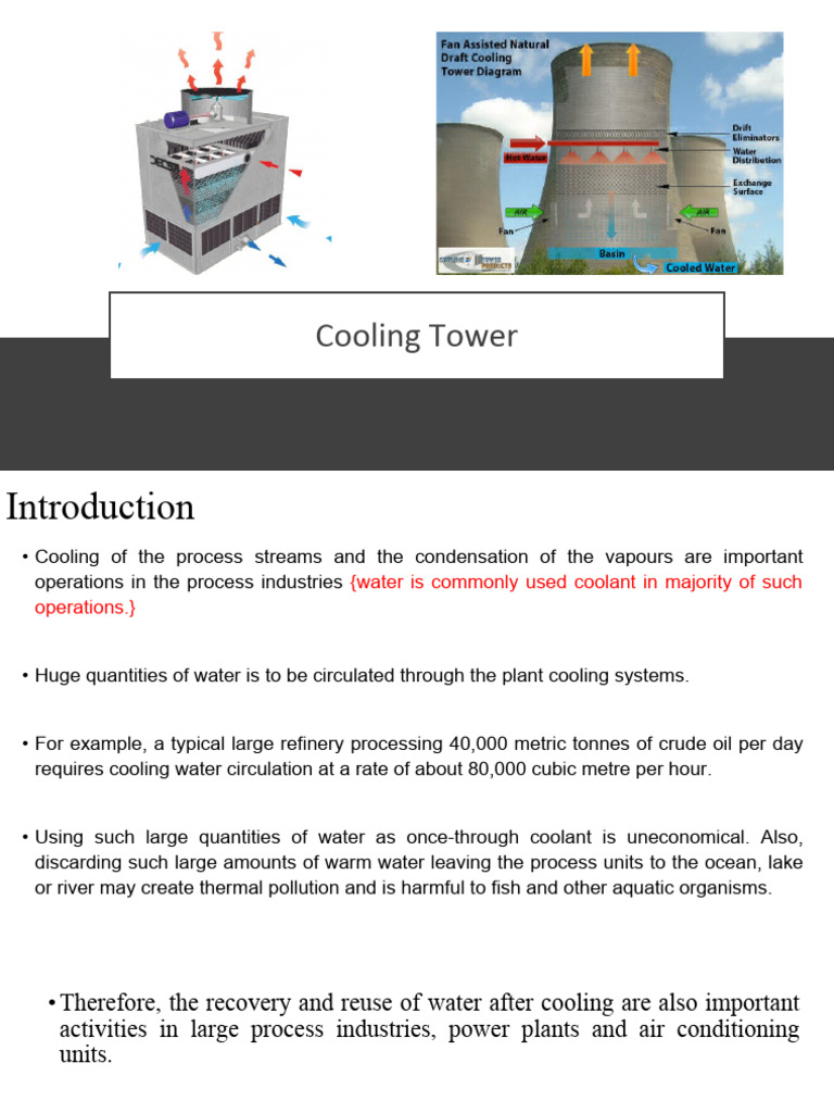 Cooling Tower | PDF | Atmosphere Of Earth | Water