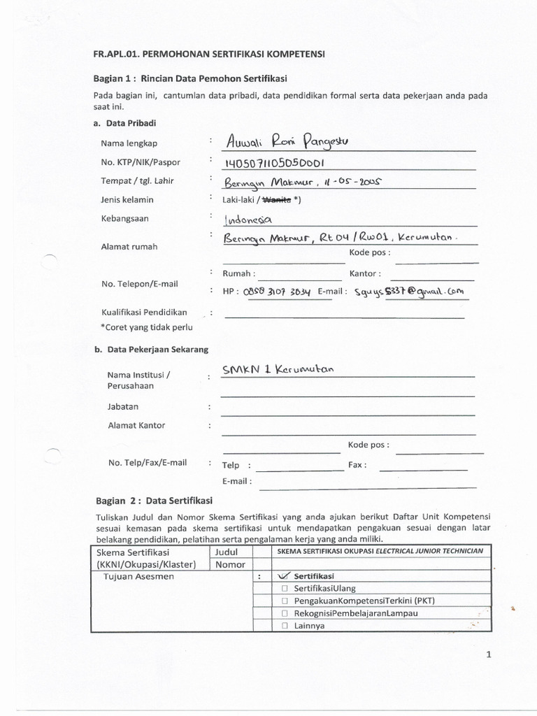 Awali Roni Pangestu - 000009 | PDF