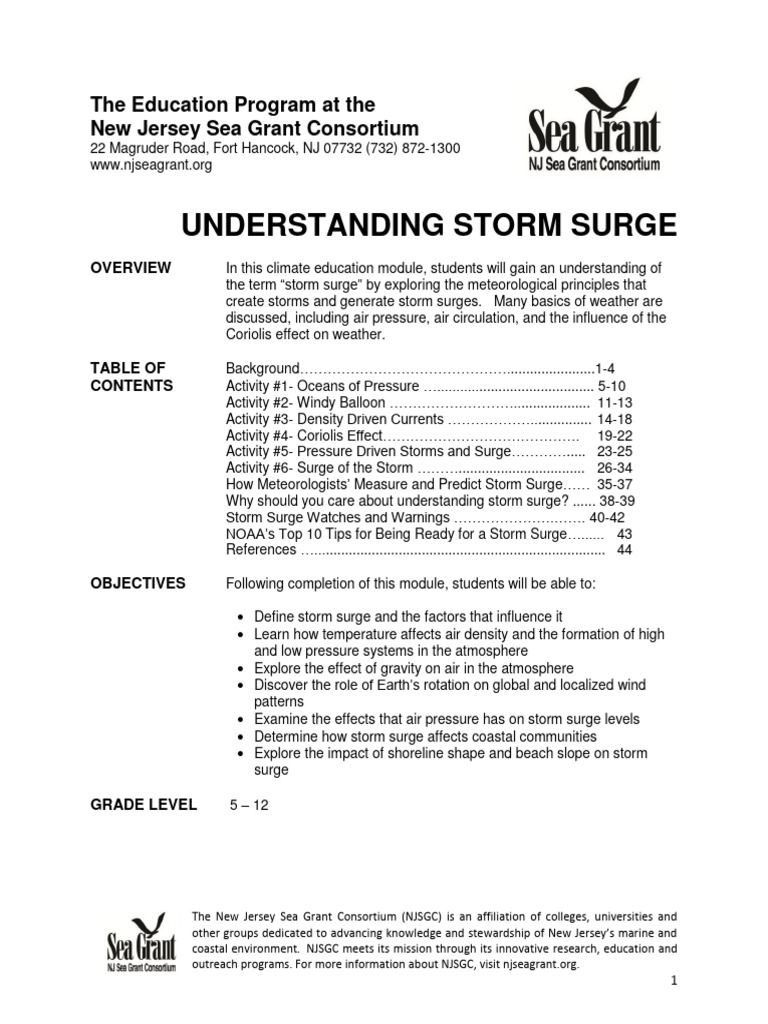 Storm Surge FINAL | PDF | Atmosphere Of Earth | Water Vapor