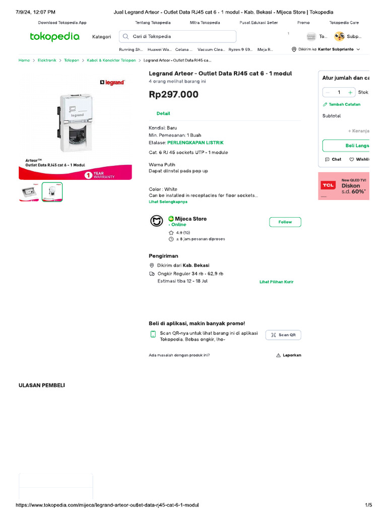 Harga - Mod Jack Lantai | PDF