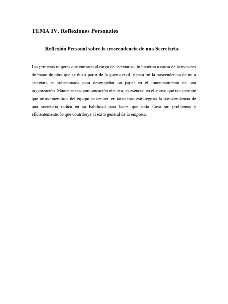 Reflexiones Personales. | PDF | Estrés (biología) | Business