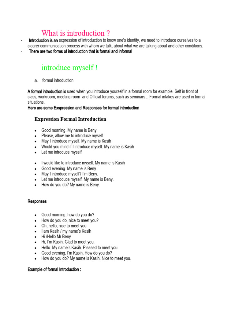 What Is Introduction | PDF