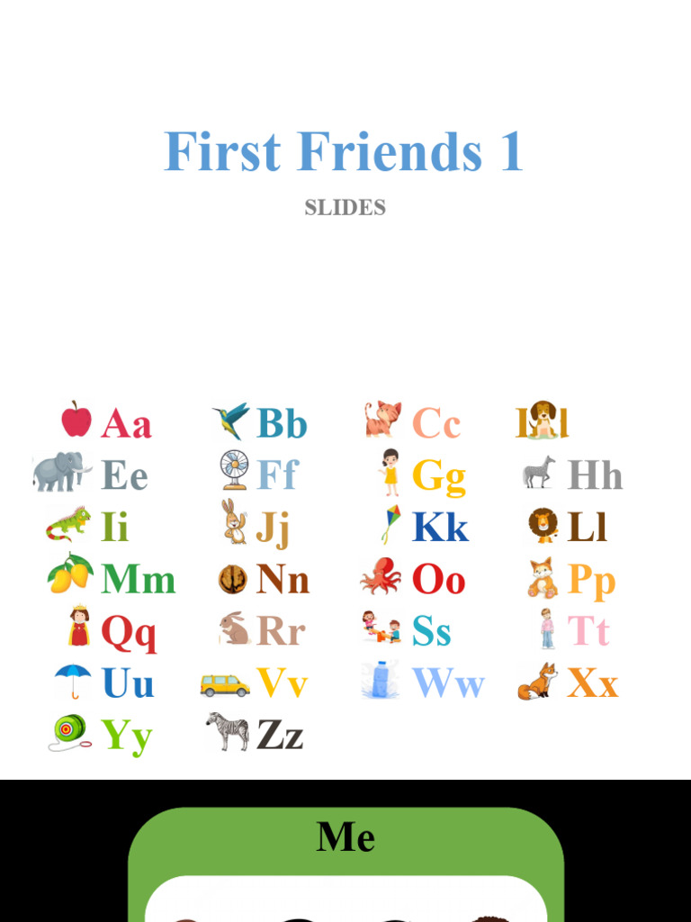 First Friends 1 - TEACHING | PDF