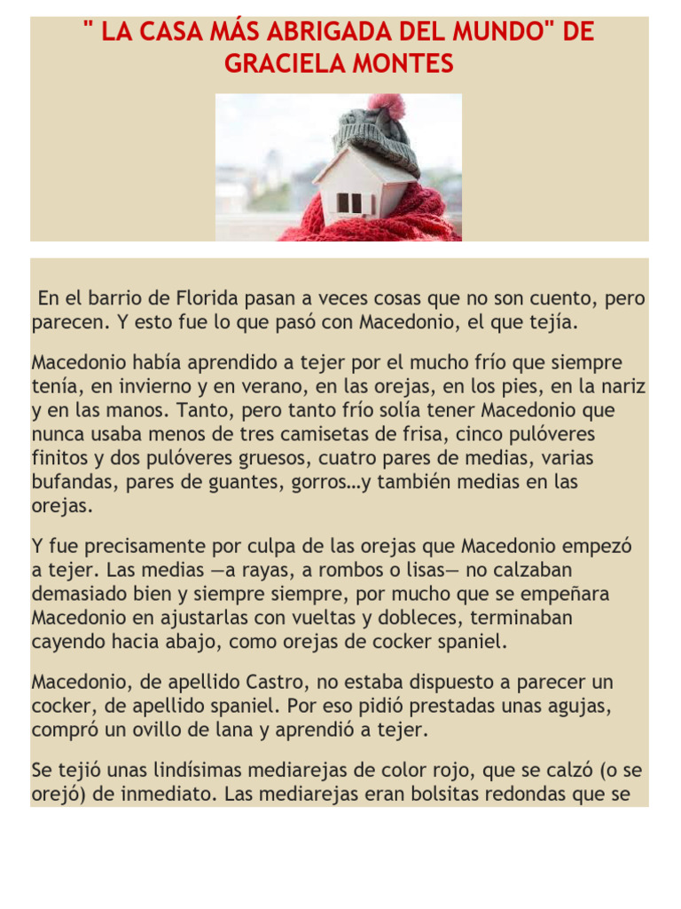 La casa más abrigada del mundo | PDF