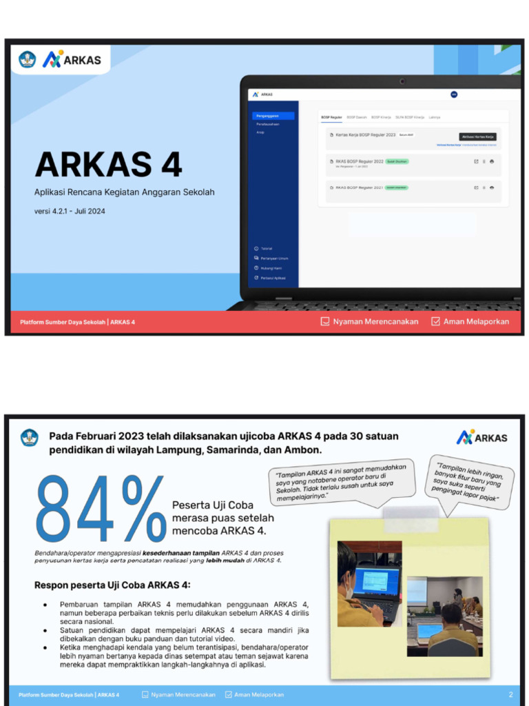 Materi Sosialisasi Arkas 4 | PDF