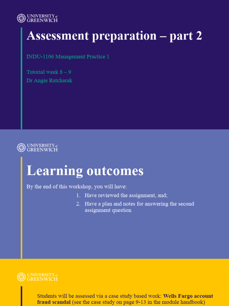 Assessment Preparation - Q2 - Tutorial Week 8 | PDF | Performance ...