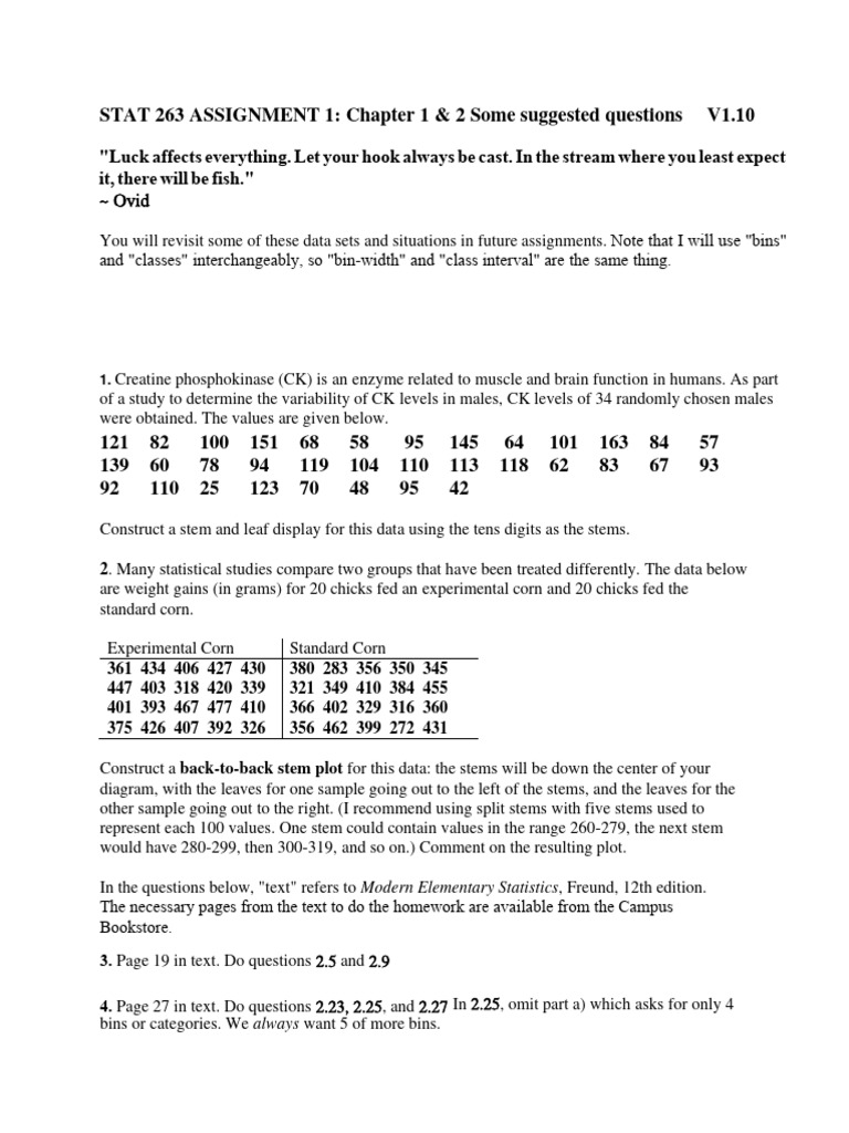 Assignment 1 Revised | PDF | Statistical Theory | Statistics