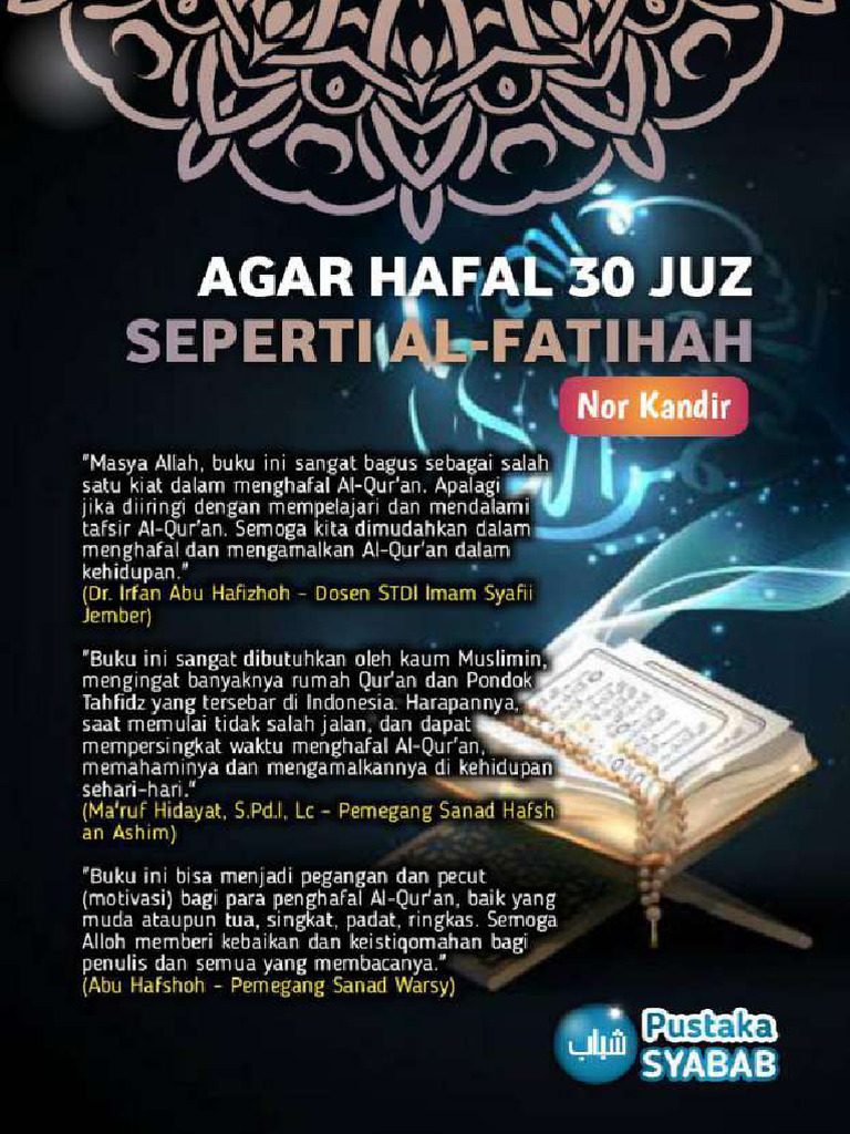 Agar Hafal 30 Juz Seperti Al-Fatihah EBS | PDF