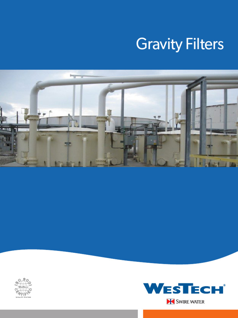 Brochure Gravity Filters | PDF | Filtration | Environmental Engineering