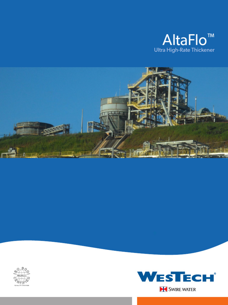 Brochure AltaFlo Thickener | PDF | Environmental Technology ...