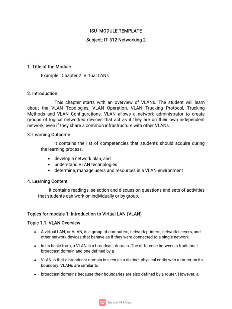 Understanding VLANs in Networking | PDF