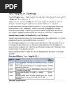 Text Height Chart | PDF | Metrology | Units Of Measurement