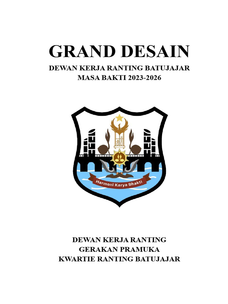 Grand Desain DKR Batujajar 2023-2026 | PDF