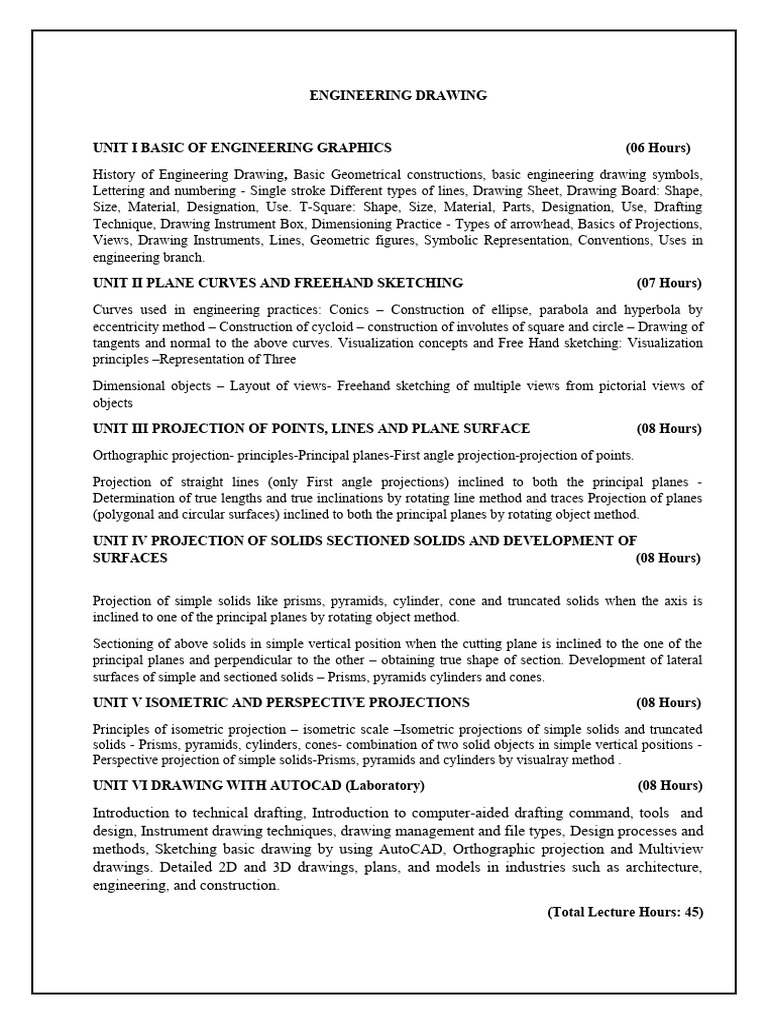 ENGINEERING DRAWING | PDF | Technical Drawing | Drawing