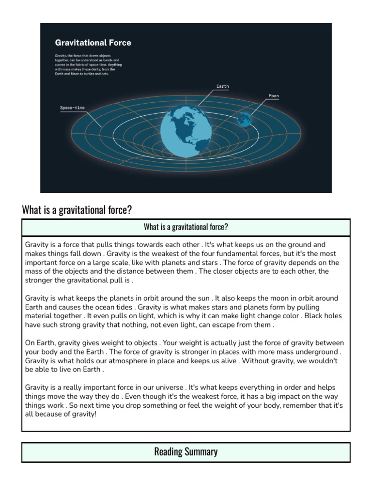 Gravity: The Force That Shapes Us | PDF | Gravity | Force