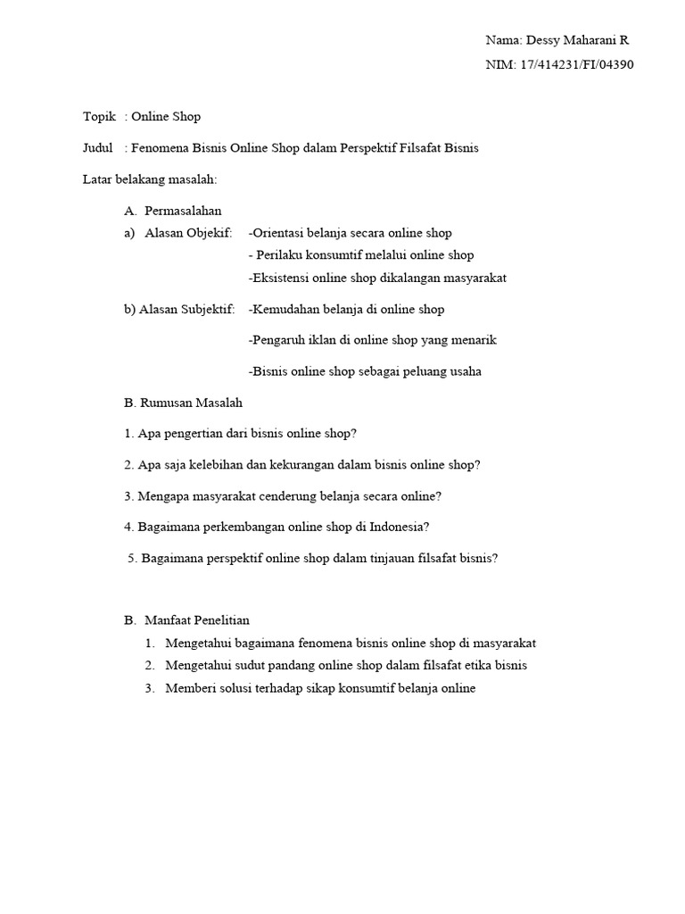 Revisi II | PDF | Ilmu Sosial