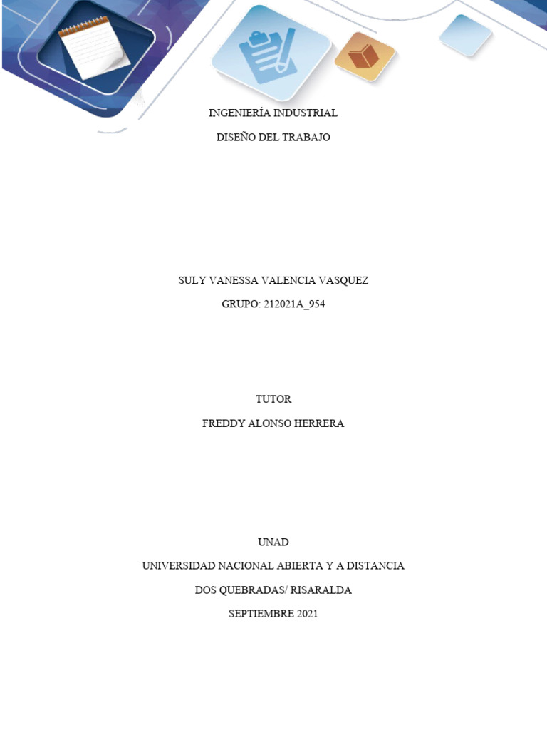 Individual Diseño de Trabajo Suly Valencia | PDF | café | Ingeniería ...