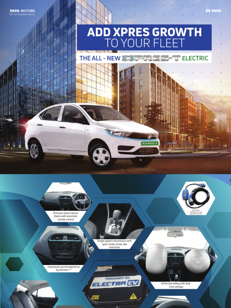 Xpres T EV The Electric Sedan Brochure | PDF | Automotive Technologies ...