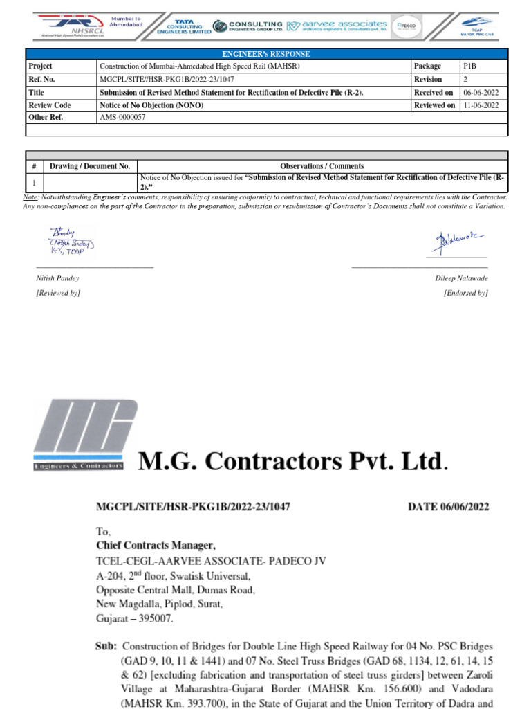 MS-35-Rectification of Defective Pile (R-2) | PDF | Deep Foundation | Civil Engineering