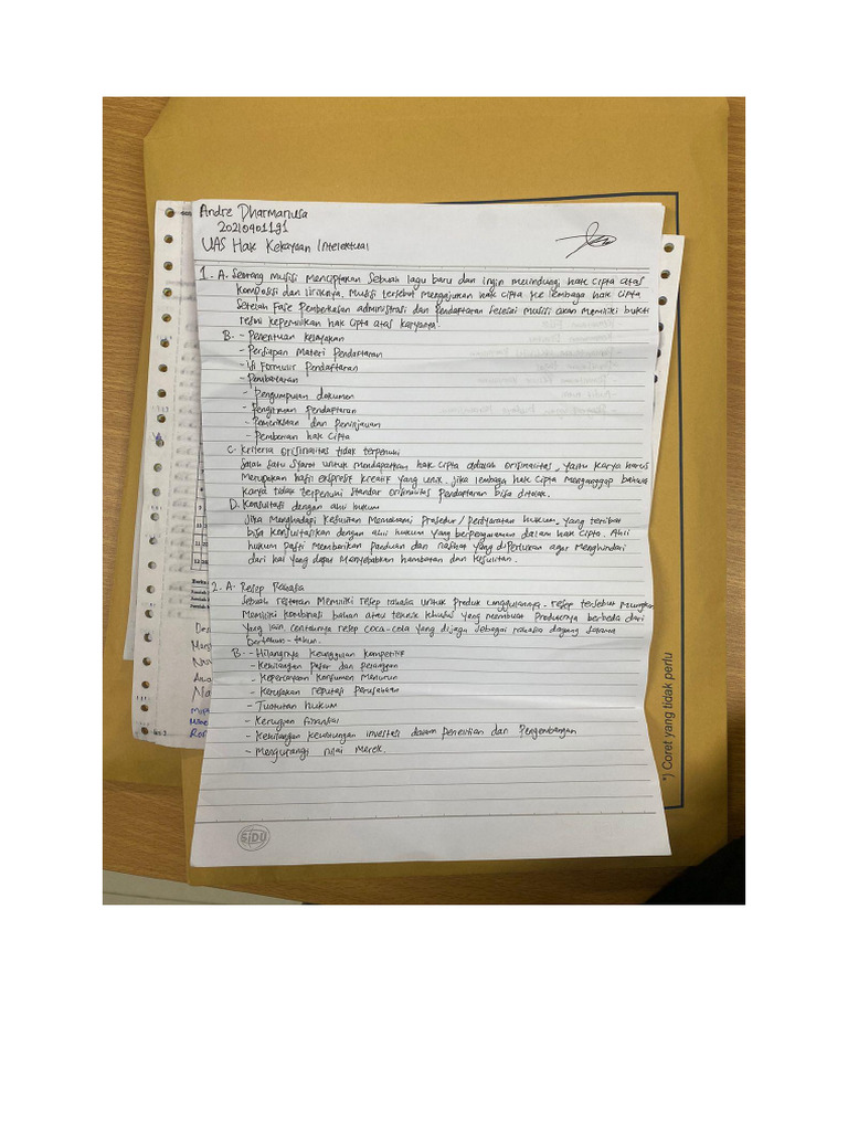 UAS HKI Andre Dharmanusa | PDF