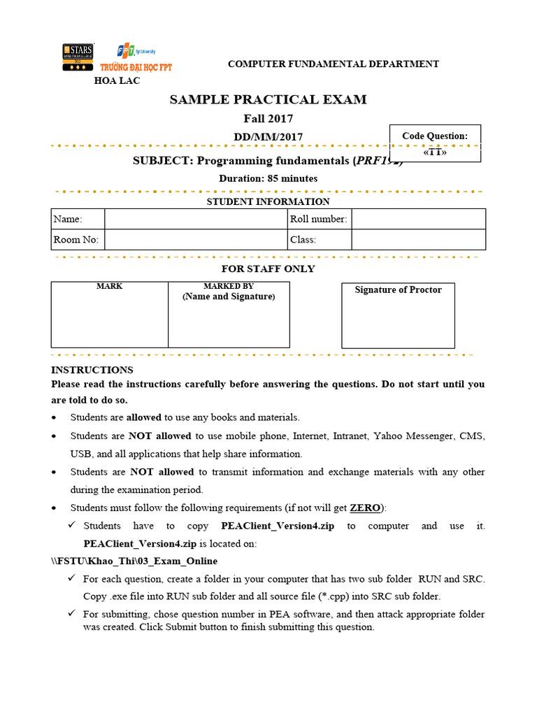 Prf192 Sample Pe | PDF | Integer (Computer Science) | Function (Mathematics)