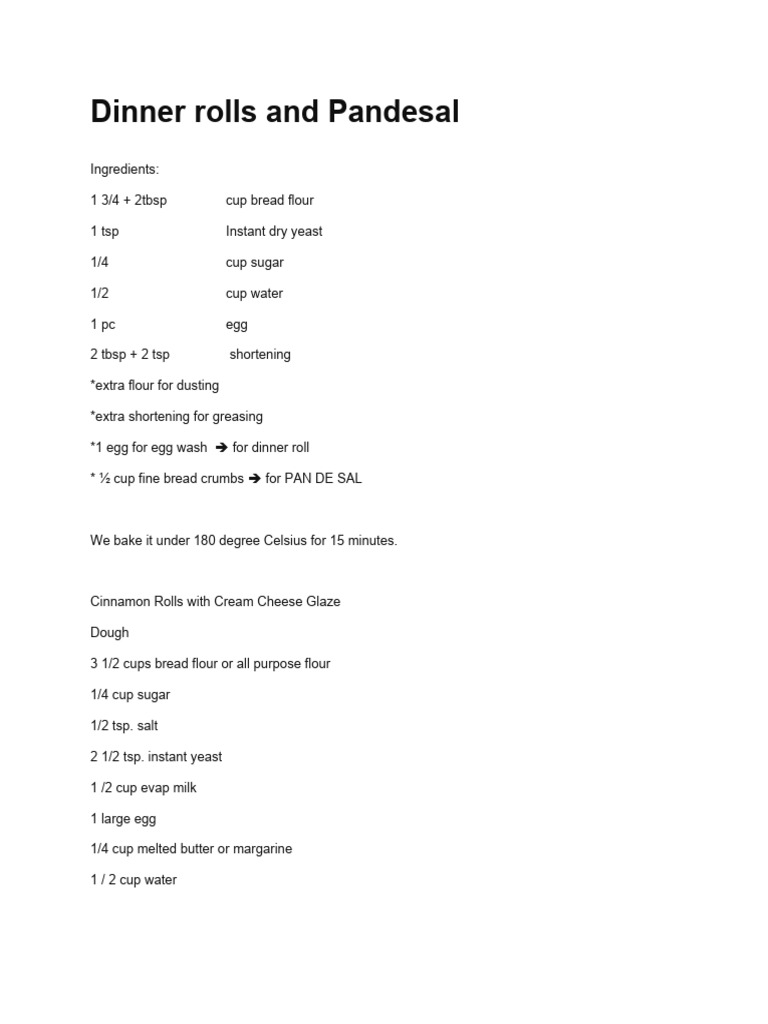 Recipes For BPP NCII Rev 2 | PDF | Cakes | Chocolate