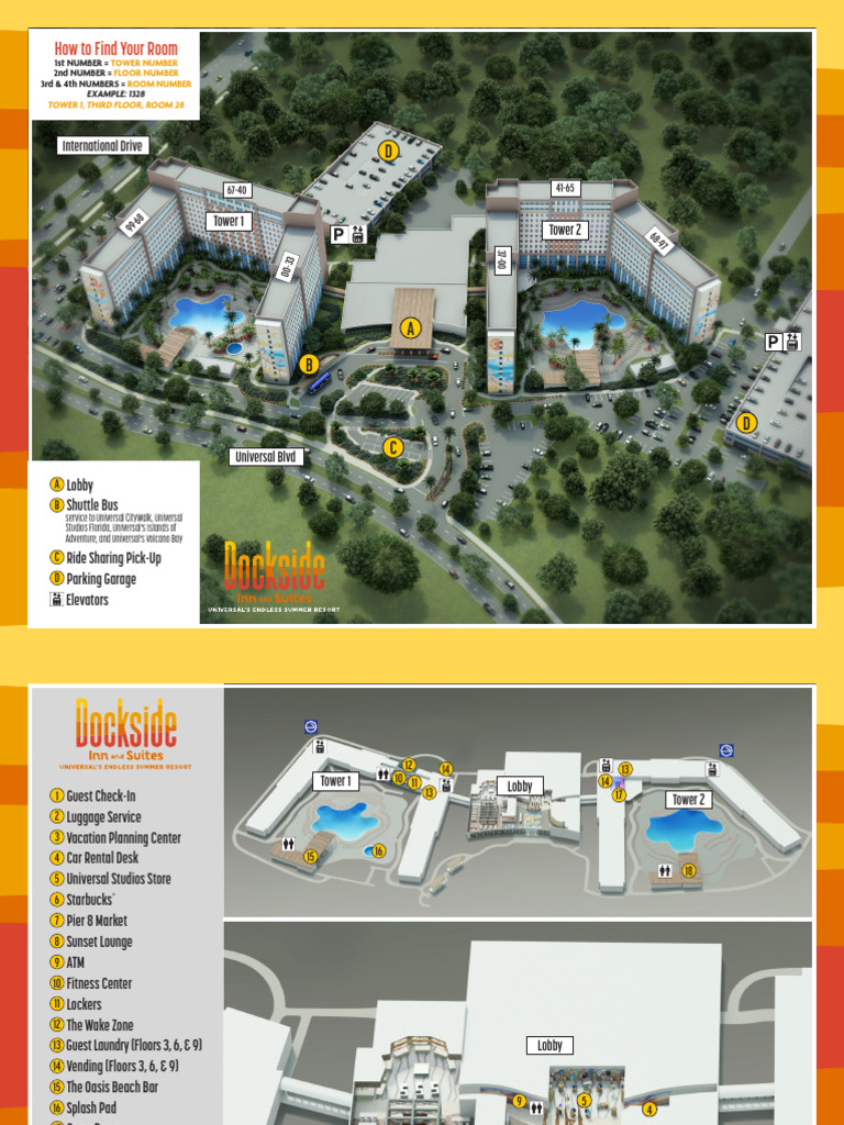 Endless Summer Resort Dockside Map | PDF | Universal Orlando