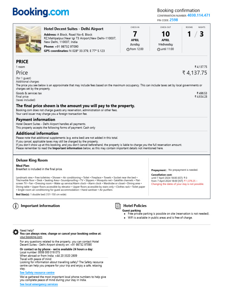 Confirmation | PDF | Fee