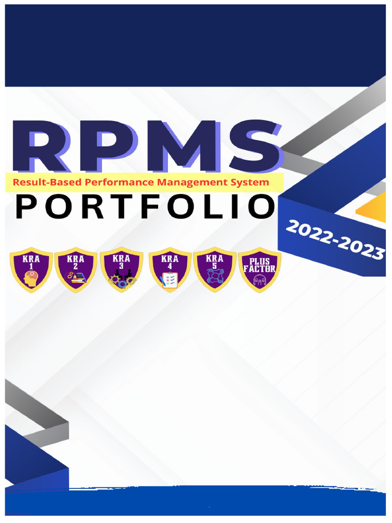 RPMS Template Design Blue | PDF