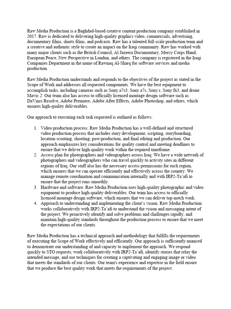 Technical Approach and Methodology | PDF | Software Development Process ...