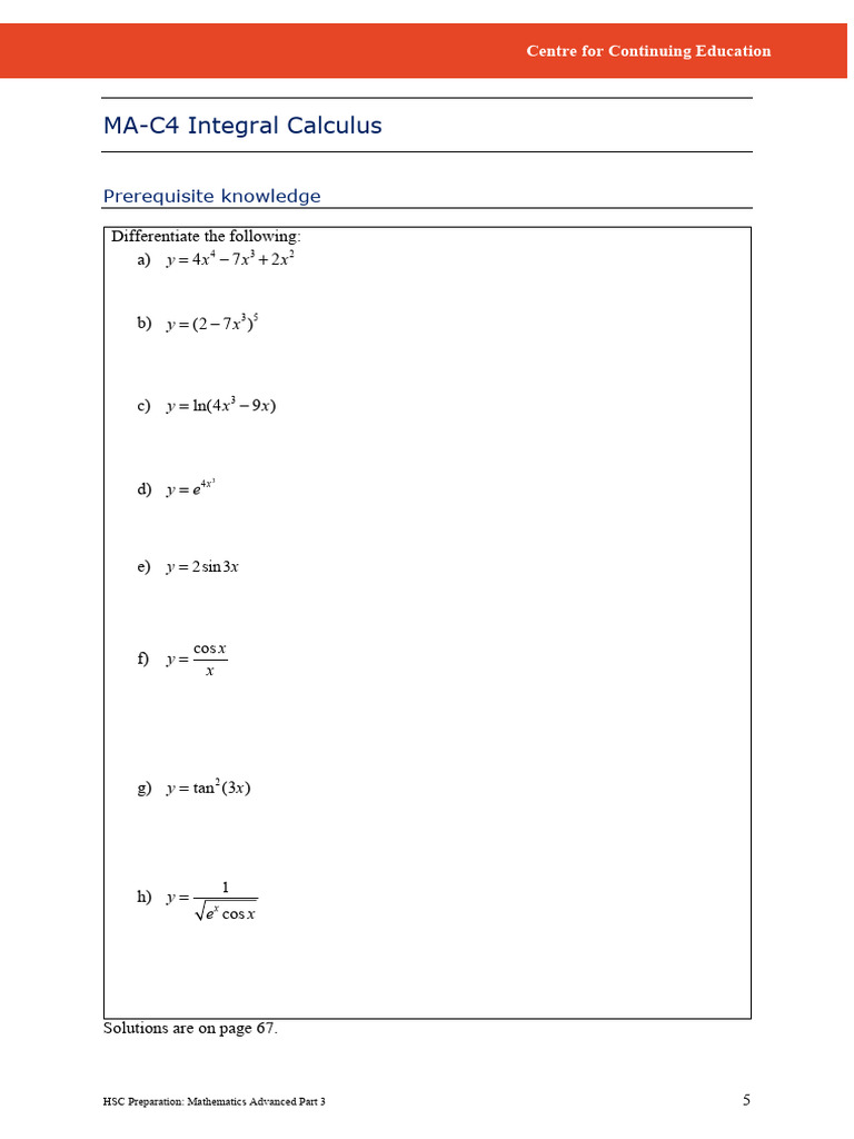 Integral Calculus | PDF | Area | Integral