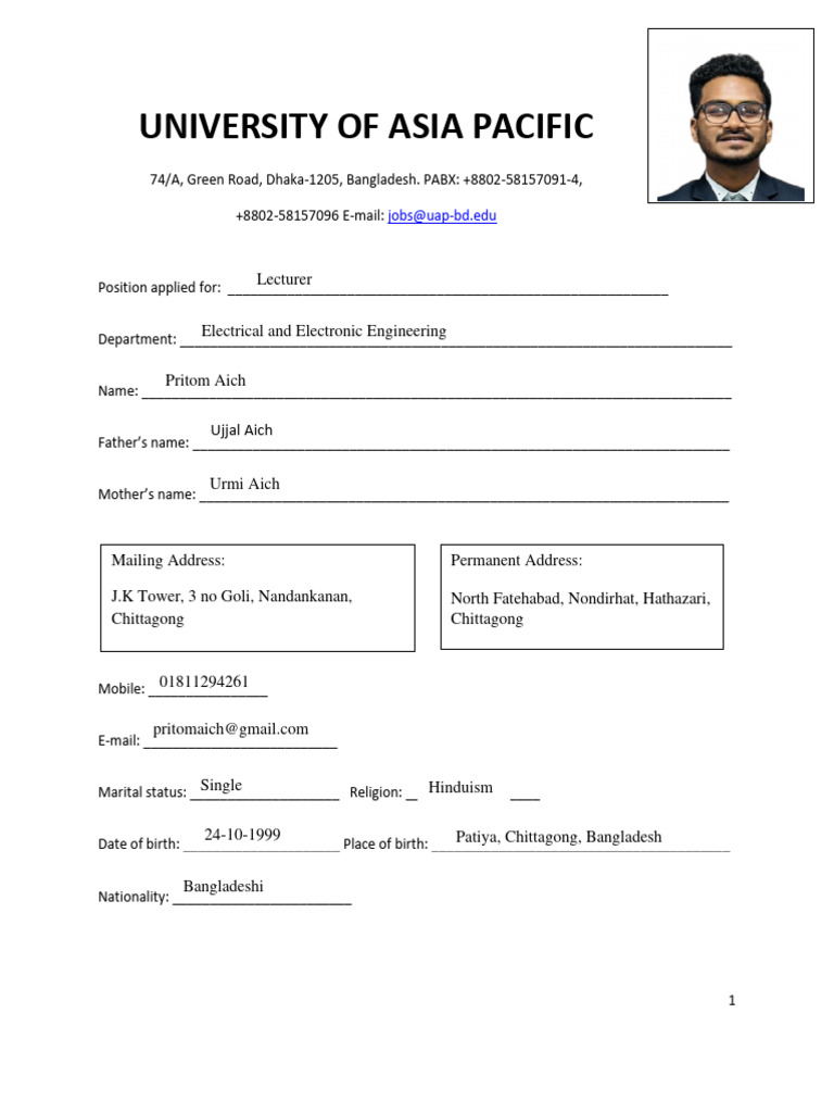 Uap CV | PDF | Computing | Software Engineering