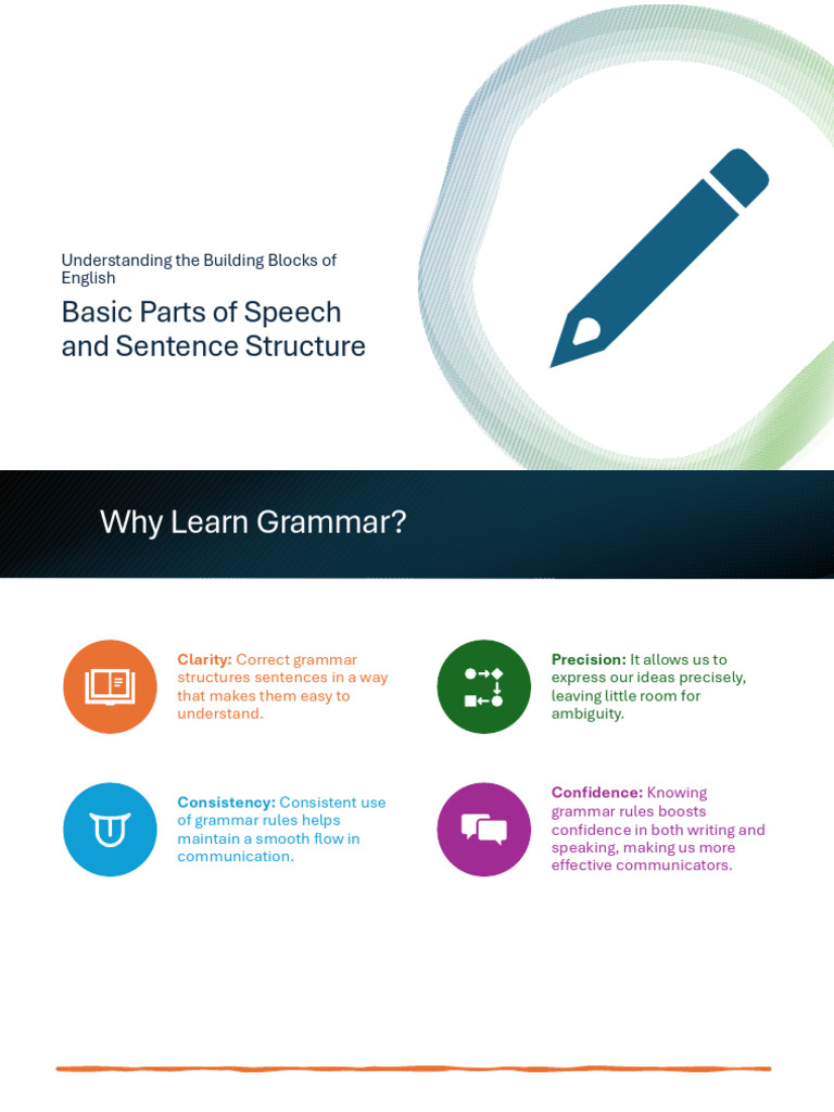 Parts of Speech and Basic Structure English | PDF | Noun | Word